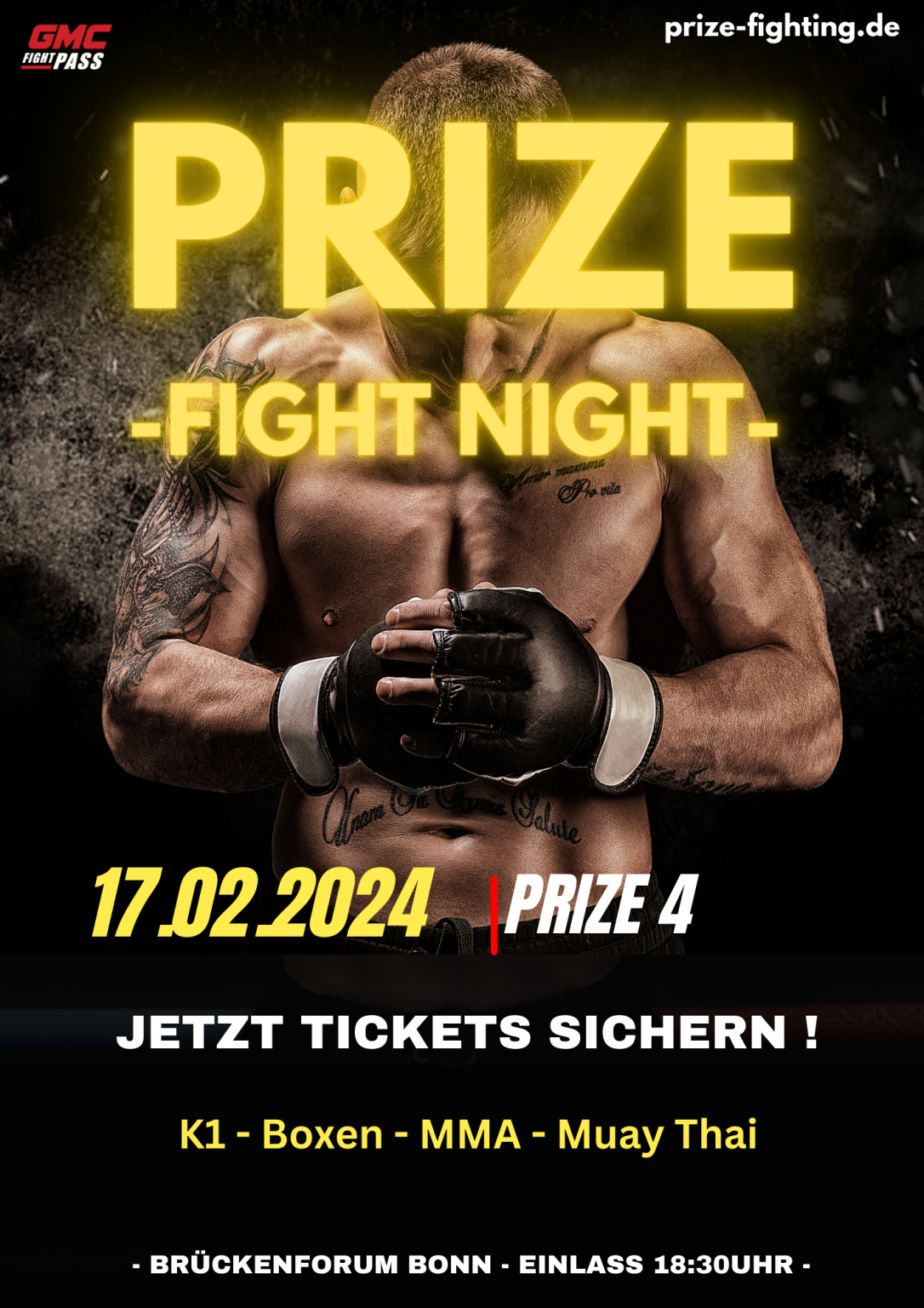 Prize Fight Night – VERLEGT NACH GELSENKIRCHEN! | Brückenforum Bonn